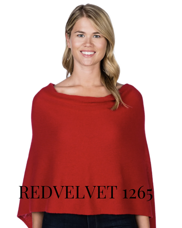Alashan Cashmere Topper | 100% Pure Cashmere Poncho in 60+ Colors ...