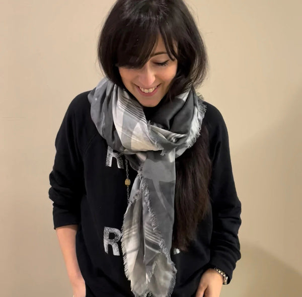 Tat2 Designs "NEW YORK SUBWAY" Scarf - PapillonStyles