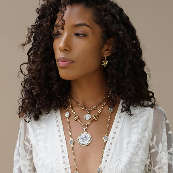 Tat2 Designs Gold Molat Necklace - PapillonStyles
